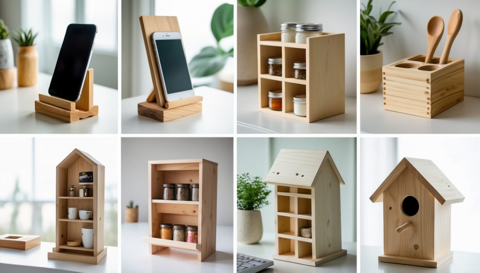 12 Easy DIY Wood Projects for Beginners That You Can Finish in a ...